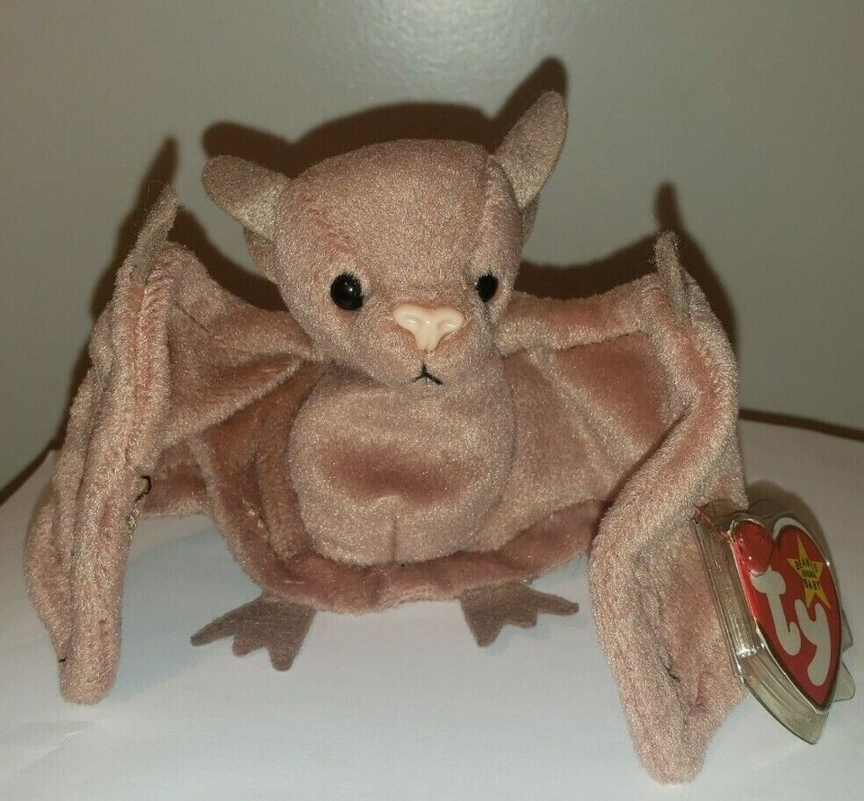 Ty Beanie Baby BATTY the Bat (Brown Version)(4.5 Inch) MWMTs Stuffed ...