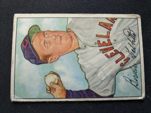 1952 Bowman Baseball Card # 124 Birdie Tebbetts - Cleveland Indians (VG ...