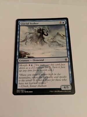 MTG Magic the Gathering Glacial Stalker (41/282) Khans of Tarkir Card ...