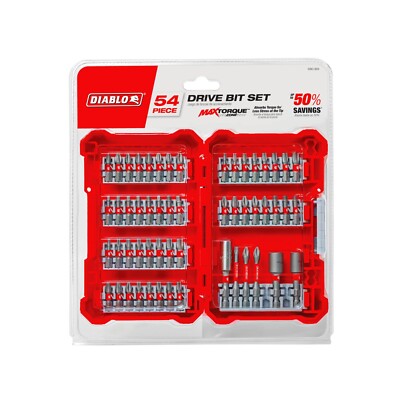 Diablo Screw driver Bit Set - 54 Pieces New in Factory Packaging | eBay