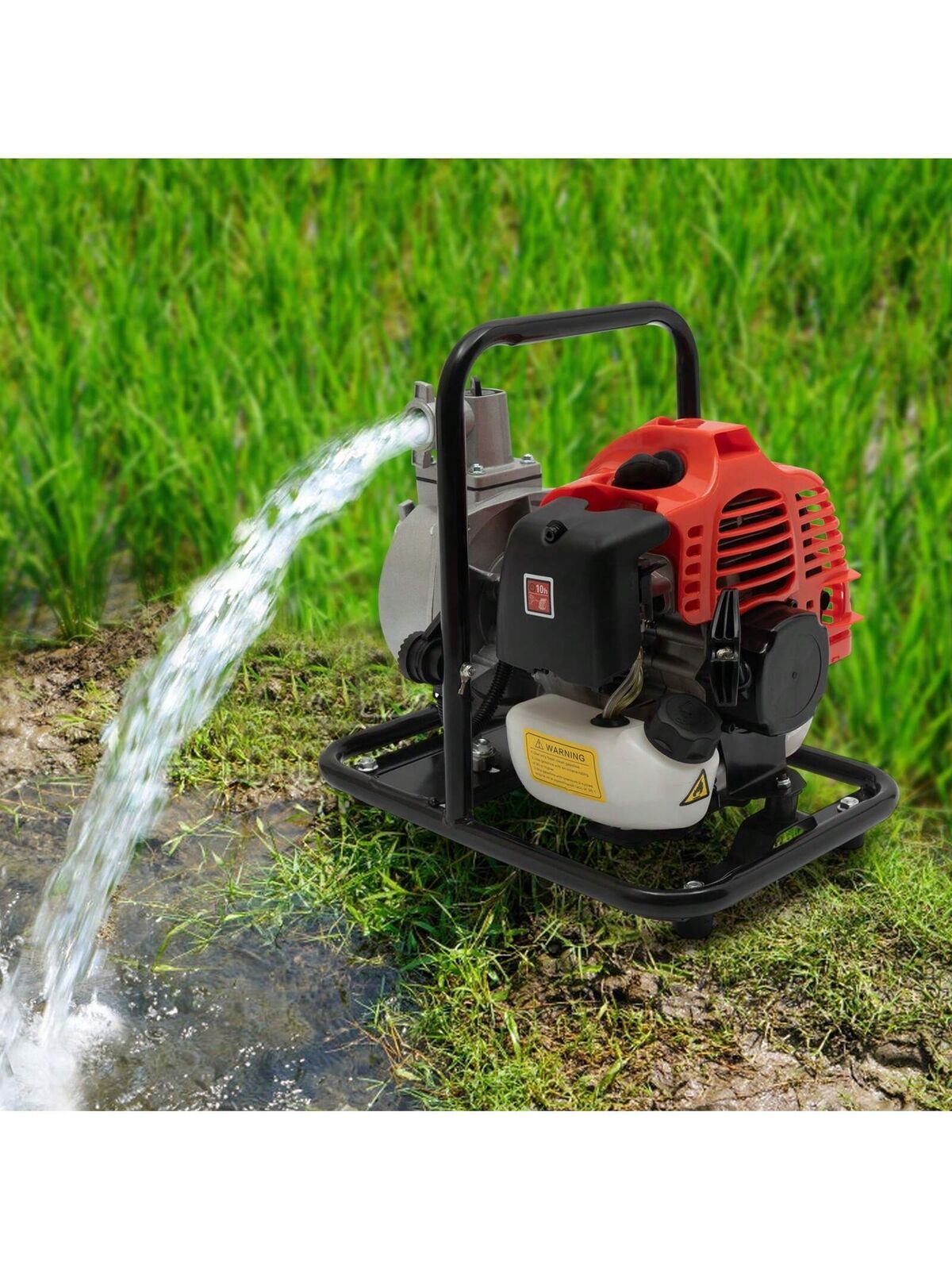 Gas Powered Water Pump: Portable High Pressure Gasoline Irrigation ...