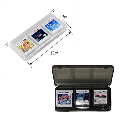 6 in1 Plastic Game Card Storage Holder Case Cover Box 3DS DSI DS NDS B ...