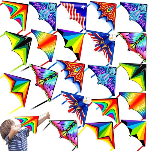 YongnKids Mini Kite for Kids Adults, Finger Launcher Kites Multicolor ...