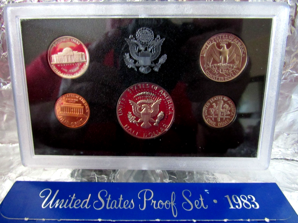 1983 S Proof Set Original Box US Mint 5 Coins | eBay