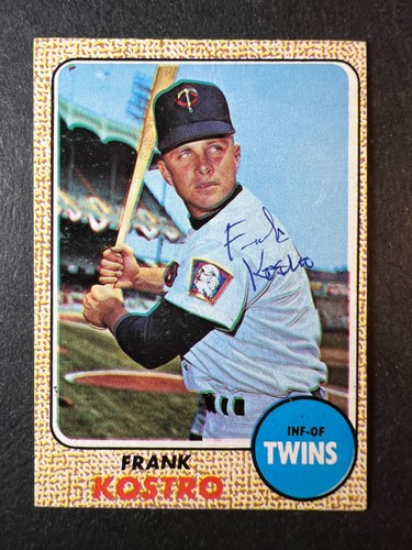 1968 Topps Frank Kostro #44 signed autograph | eBay