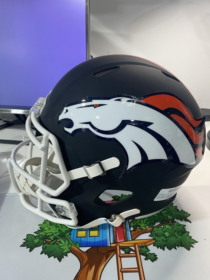 John Elway Signed Denver Broncos Replica Full Size Helmet | eBay
