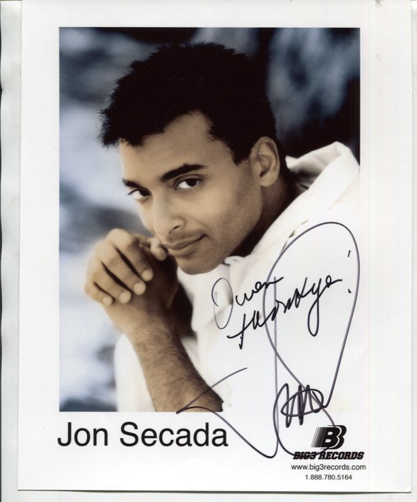 JON SECADA signed AUTOGRAPH 8301D | eBay