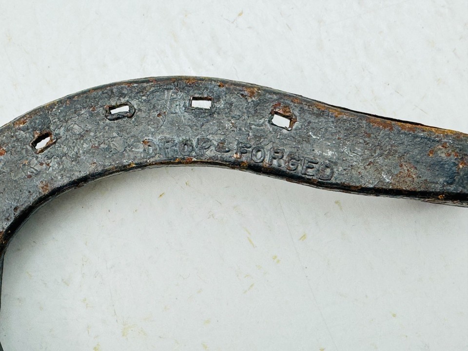 Vintage Diamond Horseshoe Horse Donkey Iron Shoe M 5 Drop Forged | eBay