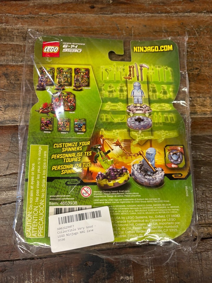LEGO 9590 Ninjago Masters of Spinjitzu NRG Zane NEW DAMAGED PACKAGING ...