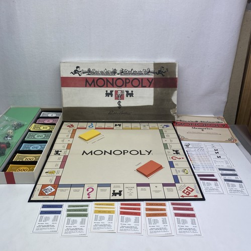 Monopoly 1935 Deluxe 1st First Edition Classic Board Game Reproduction ...