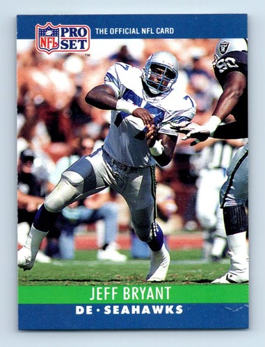 1990 Pro Set Jeff Bryant Seattle Seahawks #300 | eBay