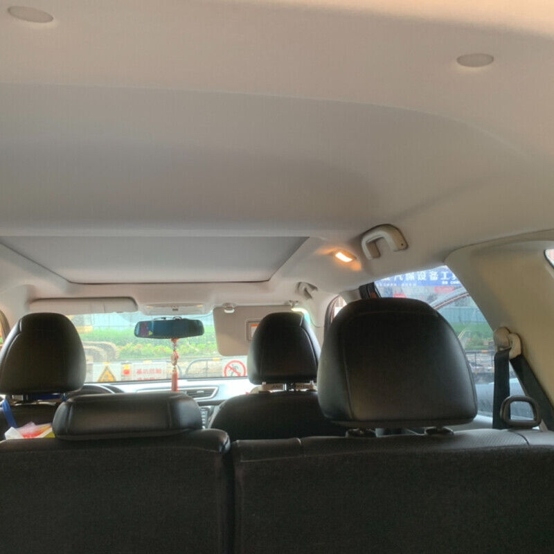 Universal 3Mx1.5M black Headliner cloth Foam Upholstery Car Roof Lining ...