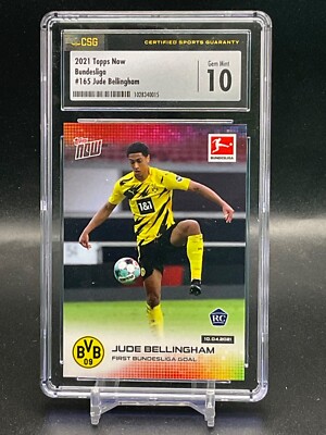 2021 Topps Now Bundesliga #165 Jude Bellingham CSG 10 Rookie Card | eBay