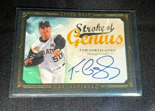 2008 Upper Deck Masterpieces - Stroke of Genius #SG-TG Tom Gorzelanny (AU) for sale online | eBay