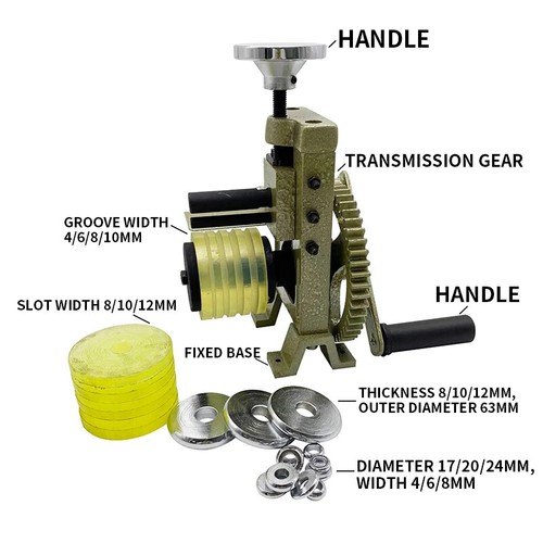 Hand-cranked Earrings Ring Bending Machine Bracelet Pressing Round ...