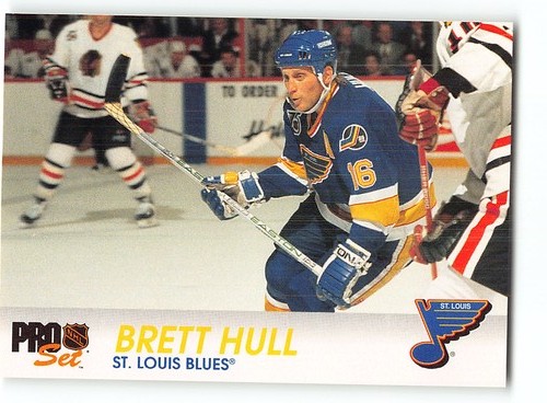 Brett Hull 1992 St. Louis Blues Card | eBay