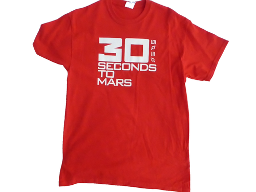 🔥 30 Seconds to Mars “MarsX” Red T-Shirt | Jared Leto 30STM | Bold & Rare 🔥 | eBay