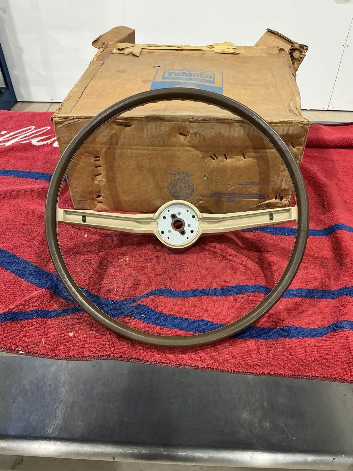 NOS 1966 Mercury Comet Cyclone Woodgrain Steering Wheel Very Rare C6GY ...