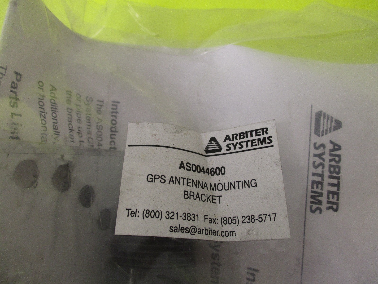 ARBITER AS0044600 GPS ANTENNA MOUNTING BRACKET | eBay