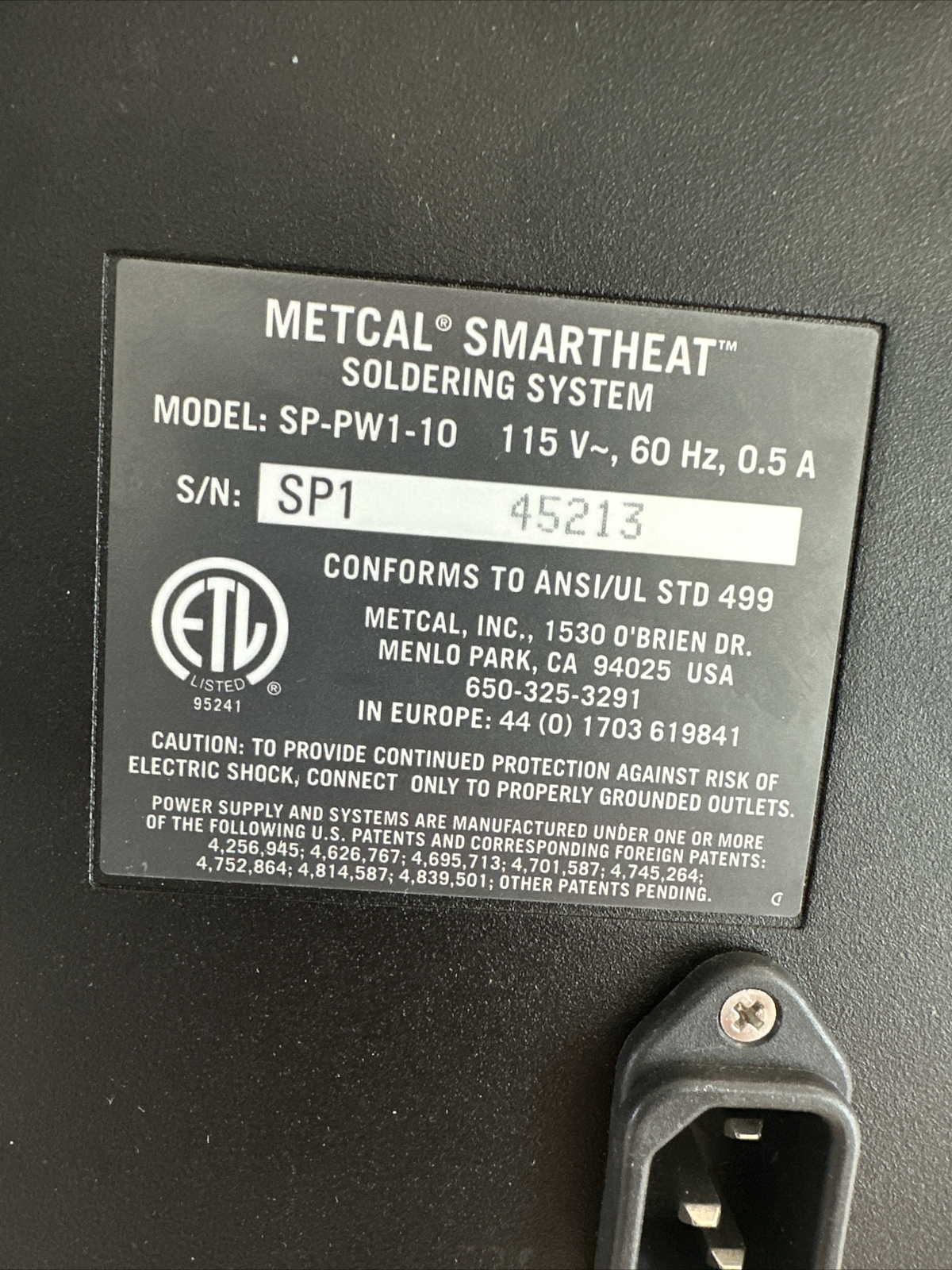 Metcal SP200 Smartheat Soldering System Sp-200 for sale online | eBay