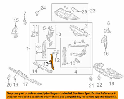 53208-48060 Toyota Support sub-assy, hood lock 5320848060, New Genuine ...