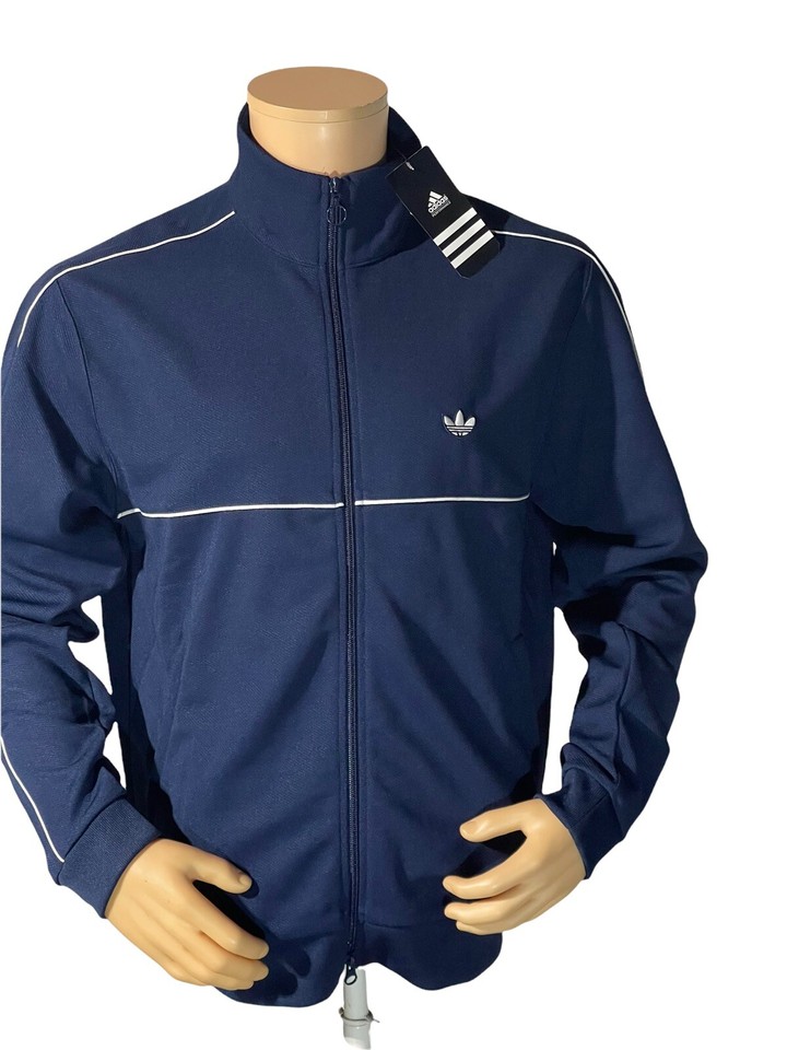 Adidas Mens Originals Tracktop Navy Indigo Track Jacket Size Medium ...