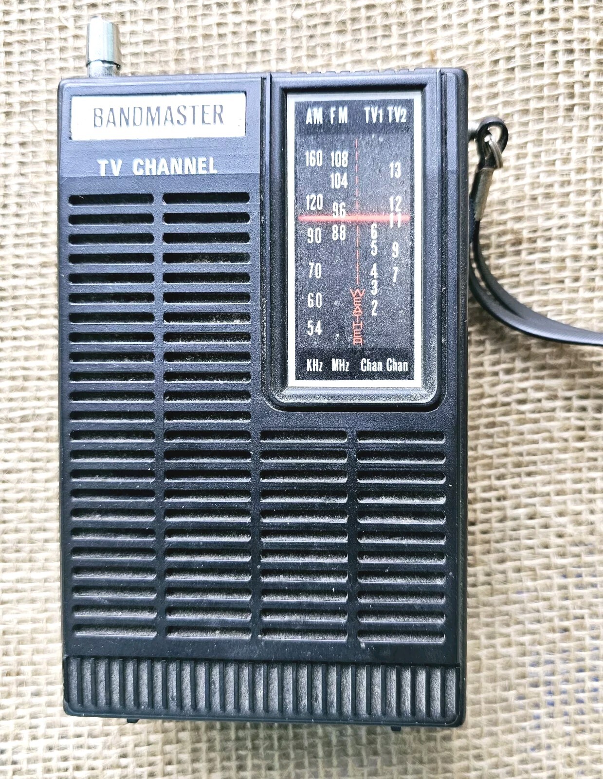 Vintage Bandmaster Radio TV Channel AM FM Weather Model AMBA-1 Hong ...