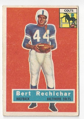 Bert Rechichar Vintage 1956 Topps Trading Cards #84 Colts | eBay