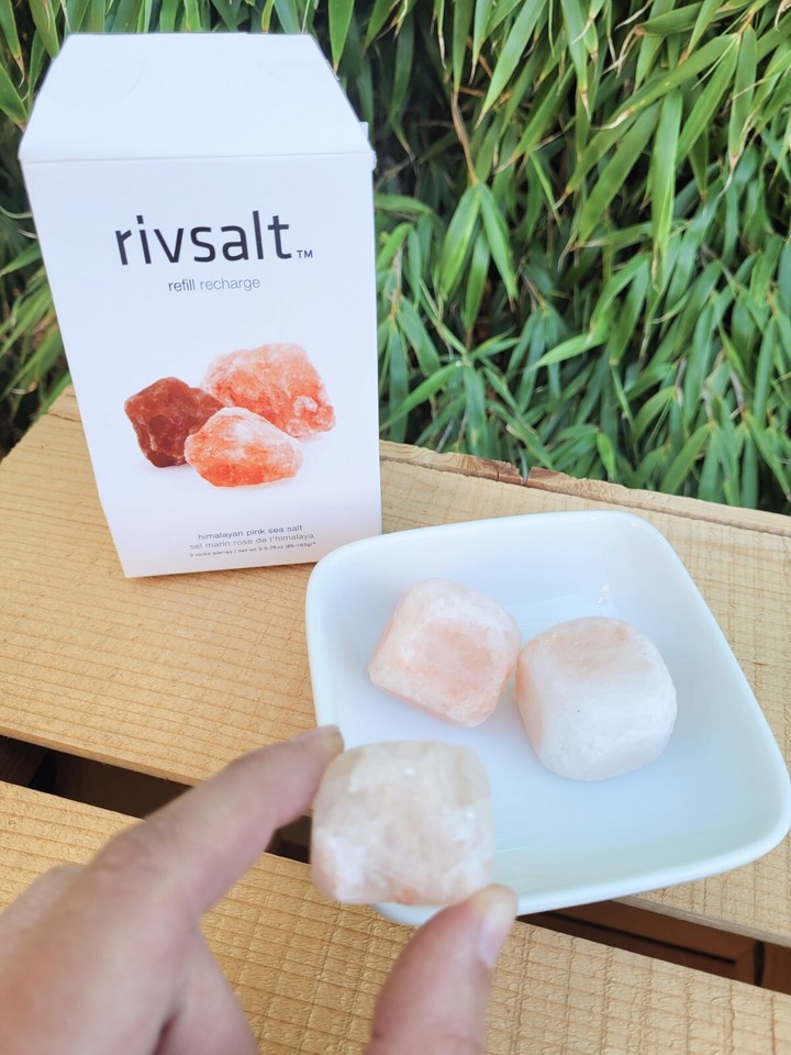 rivsalt 100% Pure Himalayan Salt - Sets of Pink, White, Gray, & Clear ...