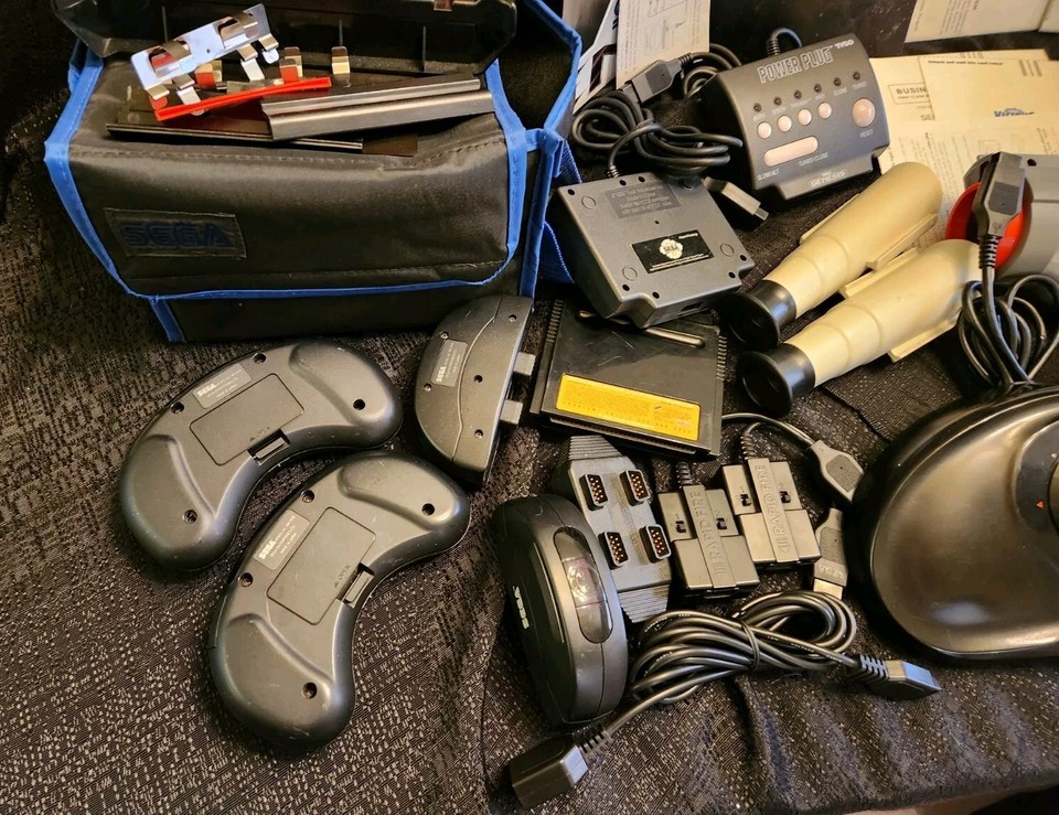 Sega Genesis Lot Menacer Wireless Controllers Arcade Stick *Parts Only ...