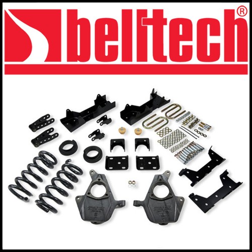 Belltech 4-5"Front 7"Rear Lowering Kit 99-00 Silverado Sierra 1500 2WD ...