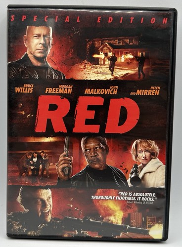 Red DVD Widescreen Special Edition Bruce Willis Morgan Freeman Helen ...