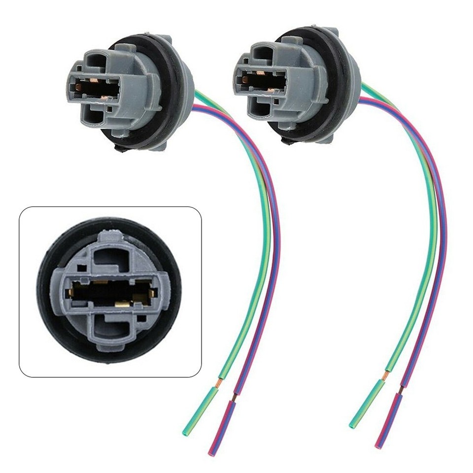 Light Bulb Socket 7440 Accessories For Turn Signal Light Pair Pigtail ...