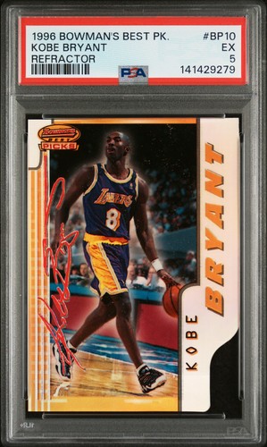 1996 BOWMAN'S BEST BEST PICKS REFRACTOR #BP10 KOBE BRYANT PSA 5 | eBay