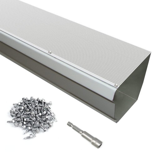 35 Pack Stainless Steel Micro Mesh Gutter Guard for 4", 5", 6" Gutter ...