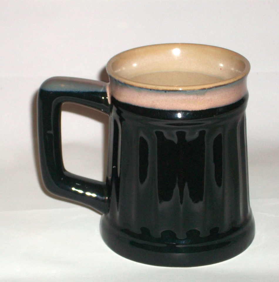Guinness Pottery Style Tankard / Mug in Black Guinness Stout Glass Look ...