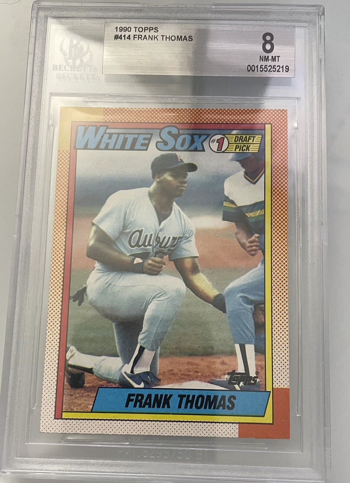 Frank Thomas Rookie Card 1990 Topps #414 BGS 8 | eBay