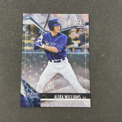 Alika Williams Prospect Card 2021 Bowman Platinum ICE FOIL #TOP-42 Icy ...