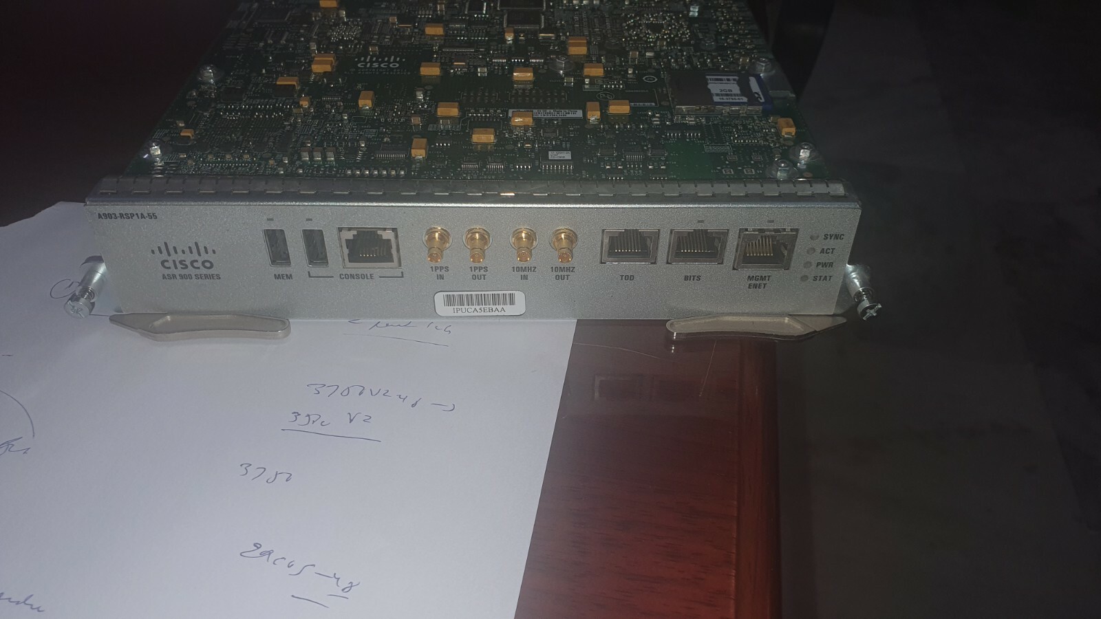 Cisco A903-RSP1A-55 RSP for ASR 903 Route Switch Processor 1, Base ...