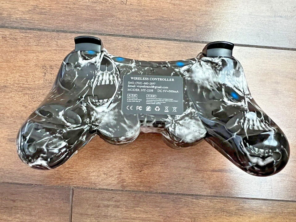 Skull Wrap Wireless Controller by Voyee Playstation 3 PS3 Controller | eBay