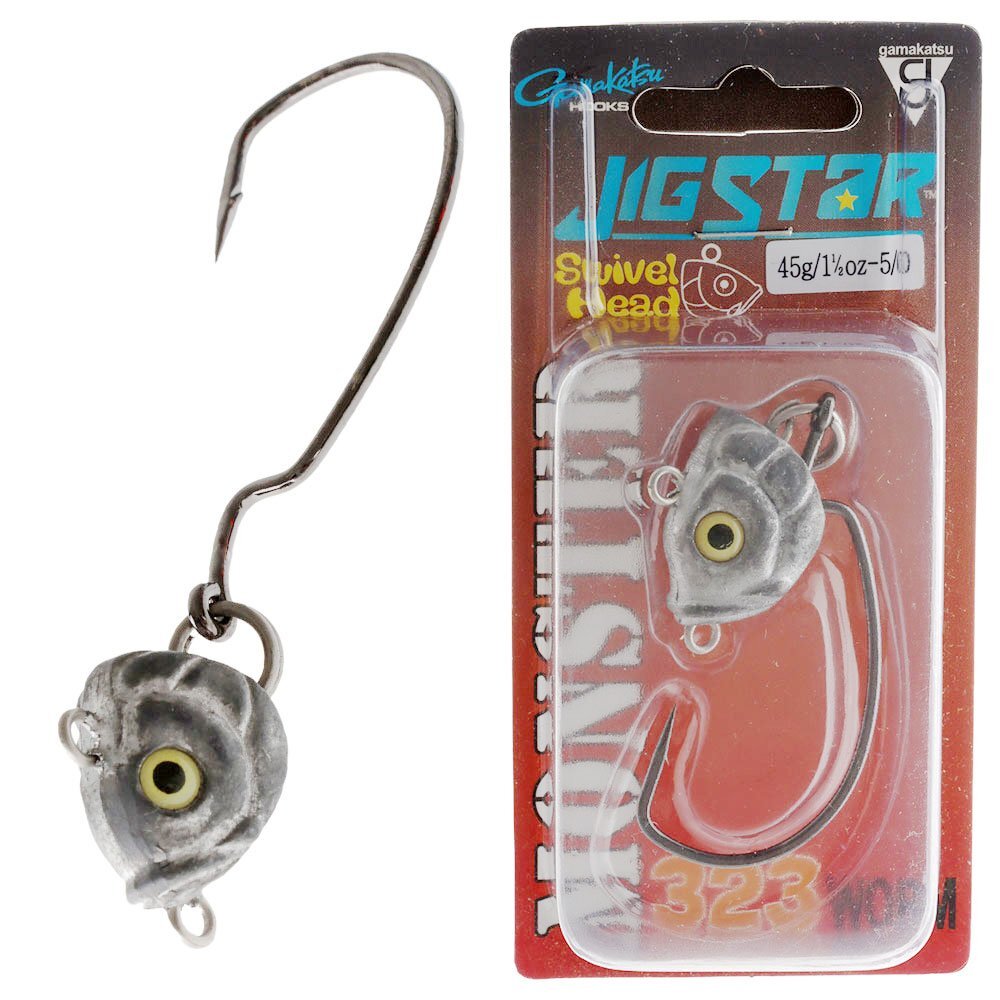Jig Star Monster Swivel Jig Head Rigged 5/0 45g | eBay Australia