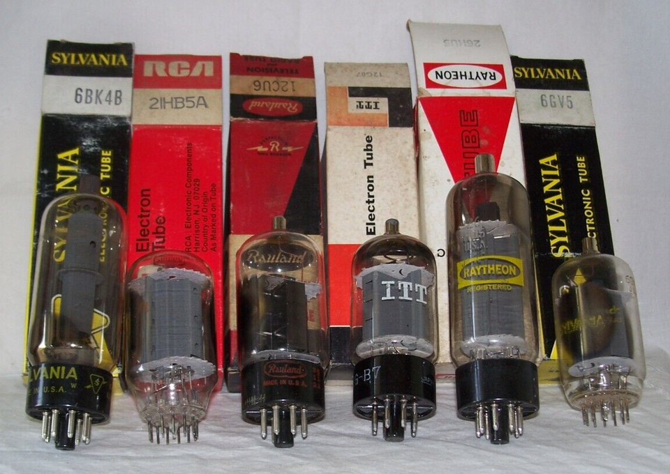 Lot of (120) NOS & used tubes in boxes,collection,ham radio,amp ...
