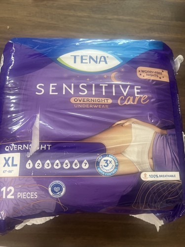 TENA Overnight Fully Breathable Underwear - Size XL - NEW 768702544528| eBay