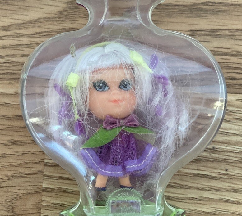 Liddle Kiddle Kologne Violet Purple Doll & Perfume Bottle Vintage 1967 ...