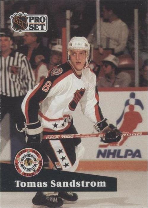 1991-92 Pro Set - Tomas Sandstrom #287 for sale online | eBay
