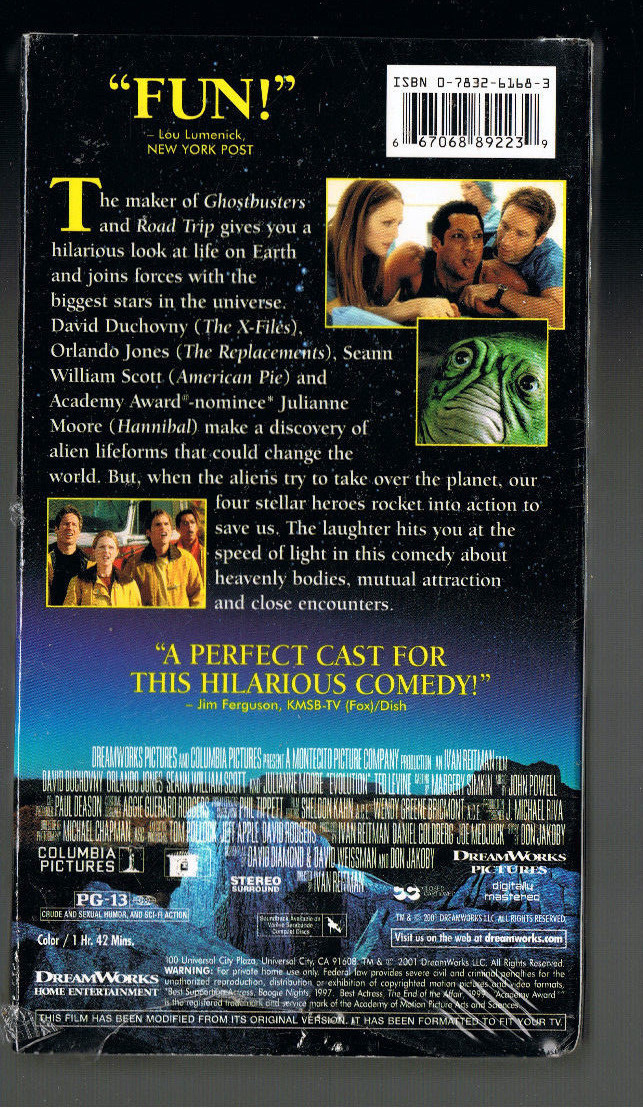 Evolution (VHS, 2001) for sale online | eBay