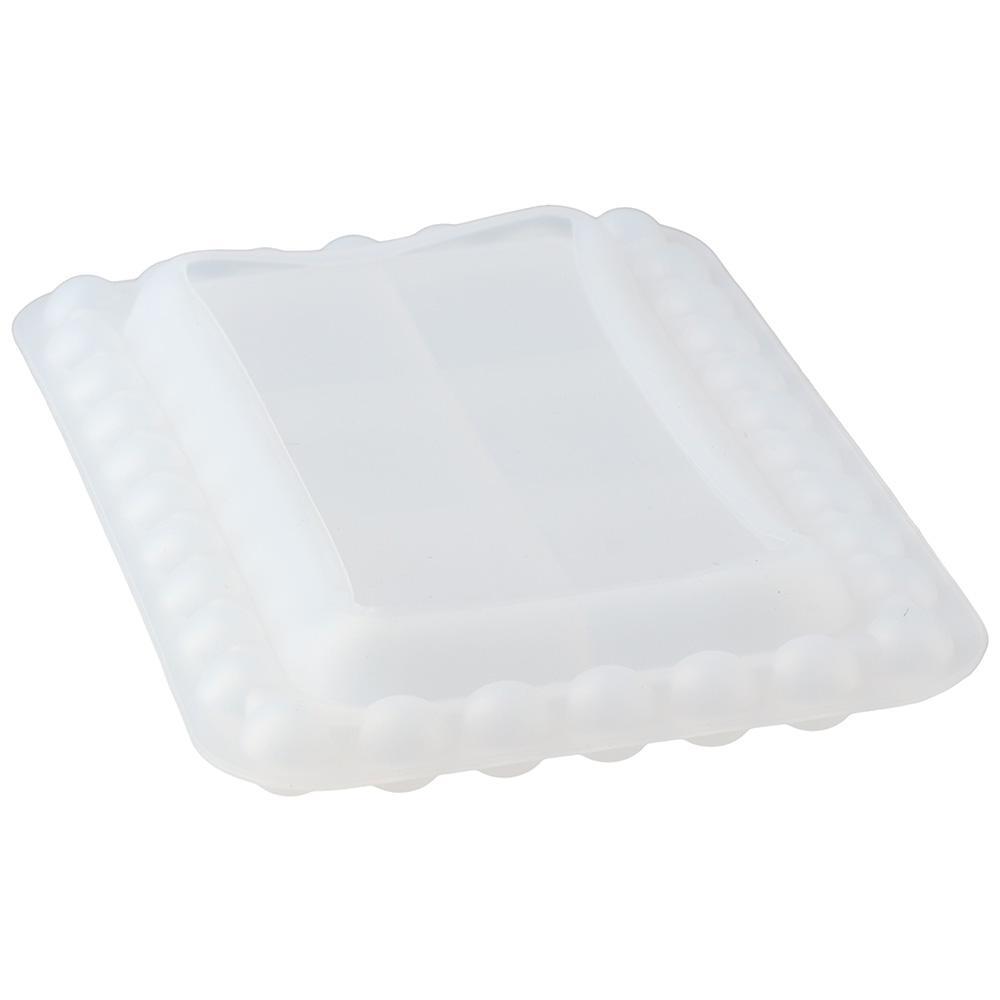 Silicone Rectangle Jewelry Plate Mould White Tray Resin Molds Art ...