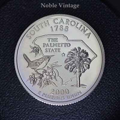 2000 S Proof South Carolina State Quarter - From Clad Proof set | eBay