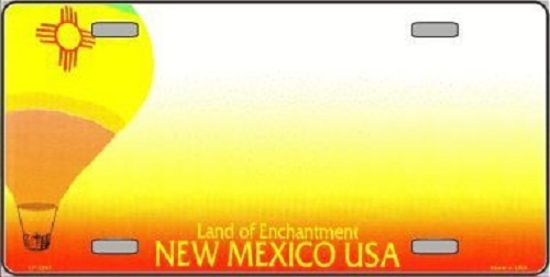 New Mexico Novelty State Background Blank Metal License Plate | eBay