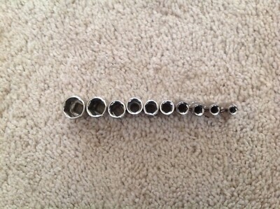 Craftsman 10 pc., Hex Bit Socket Set Mixed, 1/4" Drive 6 Point | eBay